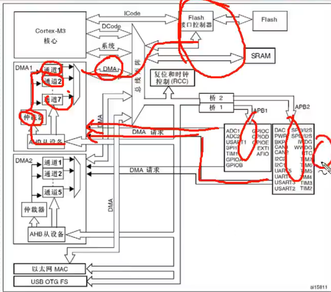 stm32mini学习笔记-DMA基本原理_如何让dma接收每次从首地址开始-CSDN博客