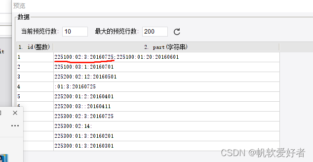帆软fcp第二题：数据库中有一张地区数据统计表，但是并不规则数据库中有一张地区数据统计表但是并不规则 记录类似于22510002320160725是 Csdn博客