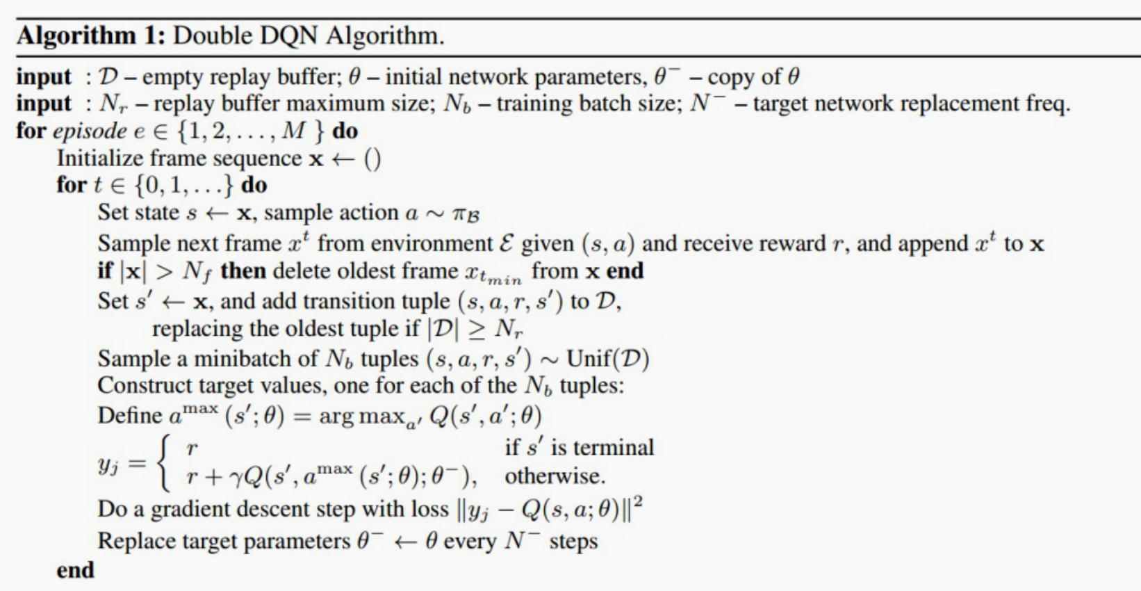 DQN及其变种（Double DQN，优先回放，Dueling DQN)_dqn和double dqn区别-CSDN博客