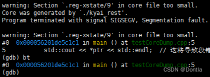C++ docker核心转储core dump（容器中修改/proc/sys/kernel/core_pattern需开启特权模式--privileged=true）_docker 内部发生了 ...