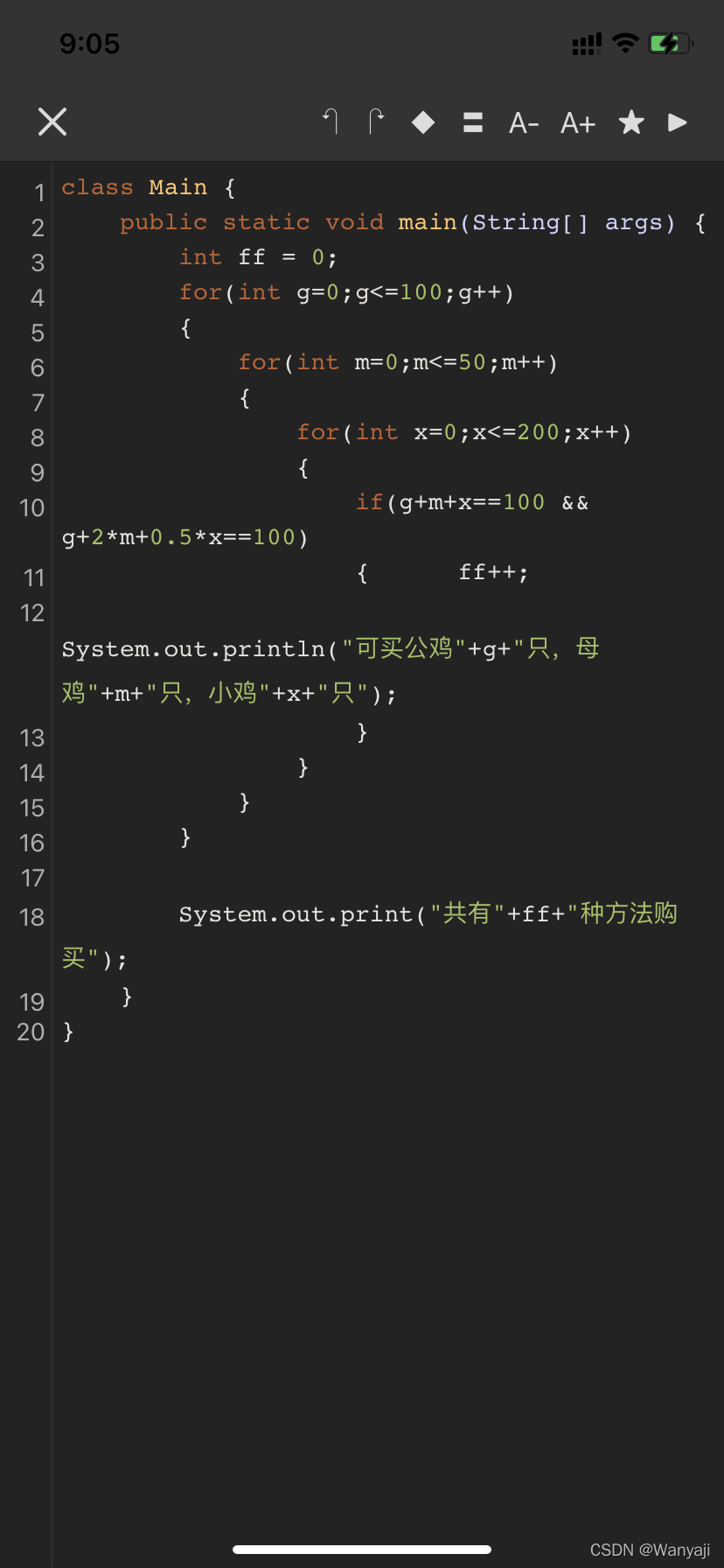 百钱买百鸡，for循环_百钱买百鸡forinrange循环-CSDN博客
