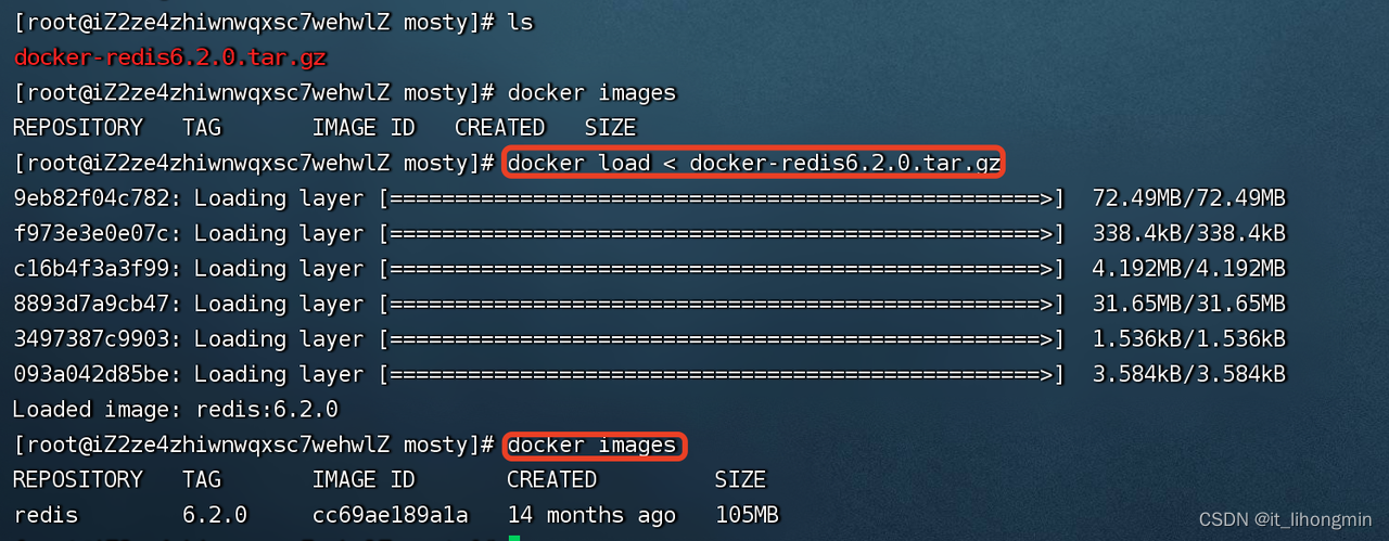Docker安装Redis6、并打成镜像在其他内网环境部署_redis打包docker镜像-CSDN博客