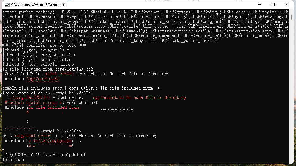 windows10 安装uwsgi_uwsgi如何编译在windows下使用-CSDN博客