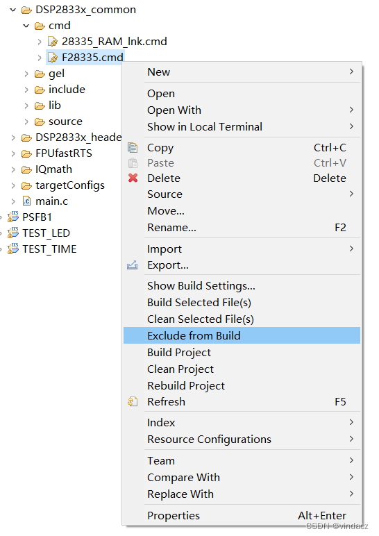 CCS8.0 TMS32028335新建工程、导入工程以及LED实验程序烧录Flash_ccs导入工程-CSDN博客