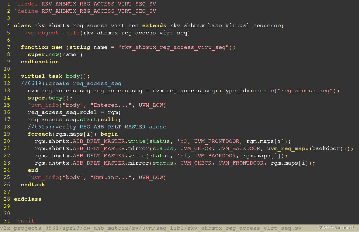 UVM实战第7章：UVM中的寄存器模型_uvm寄存器模型 库函数-CSDN博客