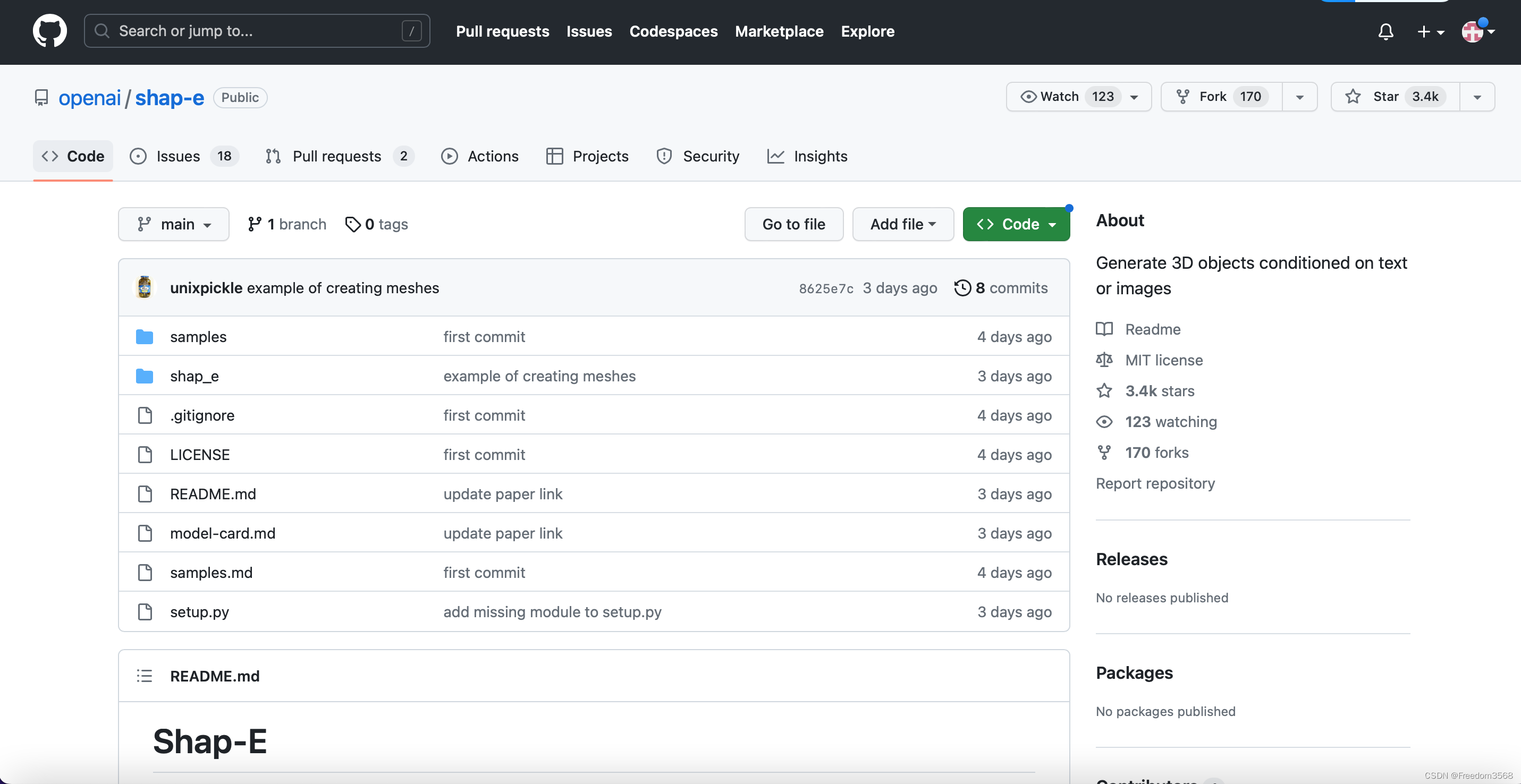 AIGC：OpenAI开源Shap-E简介_shape-e-CSDN博客