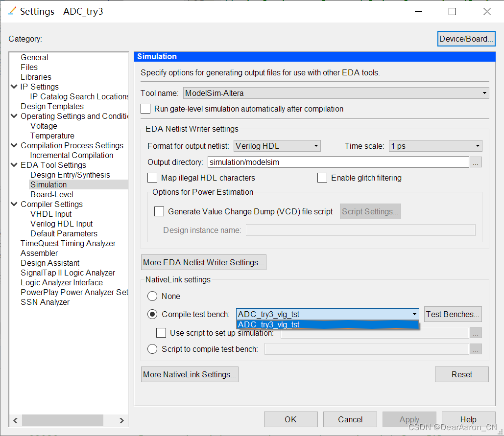 FPGA学习记录_check the nativelink log file-CSDN博客