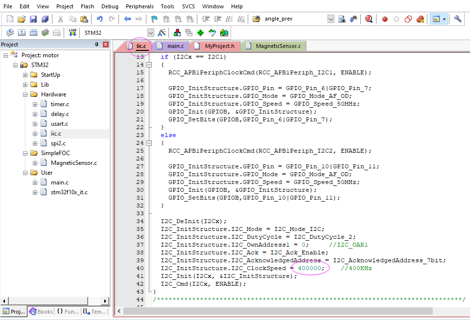 SimpleFOC移植STM32（三）—— 角度读取 (AS5600、AS5047P、TLE5012B、MA730、MT6701、ABZ)_stm32 mt6701-CSDN博客