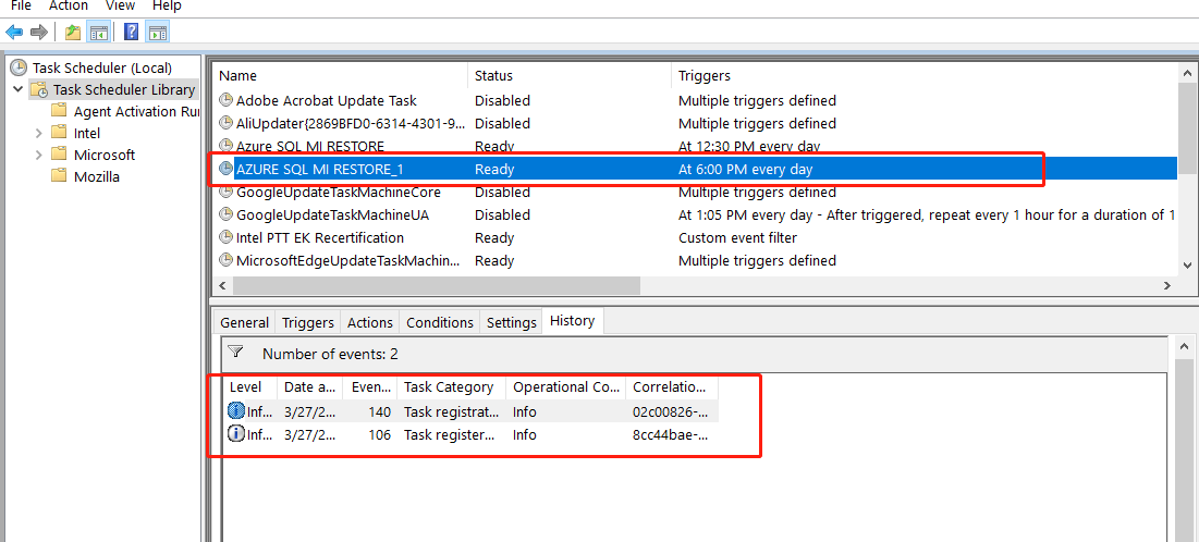 通过WINDOWS TASK SCHEDULE运行POWERSHELL脚本备份AZURE托管实例_task scheduler运行ps1、-CSDN博客