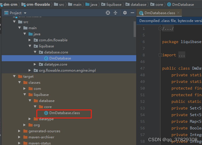 flowable 6.7.2 工作流扩展连接达梦数据库_couldn't deduct database type from database produc-CSDN博客