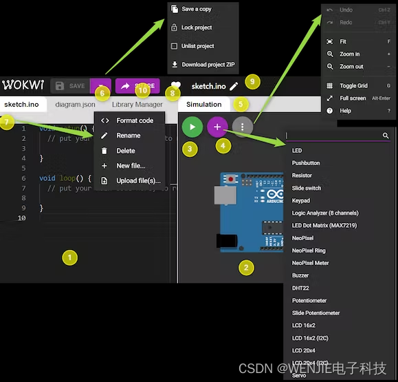 【您的免费在线虚拟 Arduino 模拟器 2023】arduino模拟器 Csdn博客