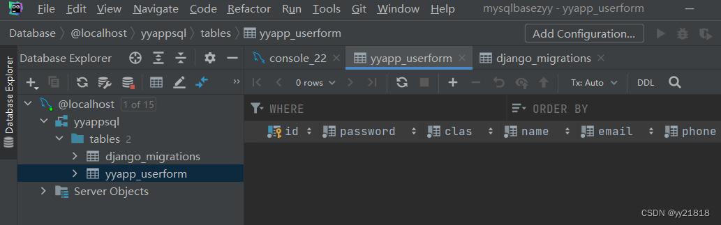 Django+MySQL 实现注册功能_django+mysql实现用户登录注册-CSDN博客