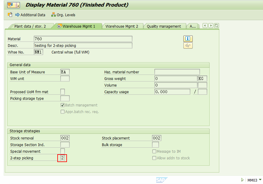 SAP WM 高阶之2-Step Picking for Outbound Delivery_sap wm picking list-CSDN博客