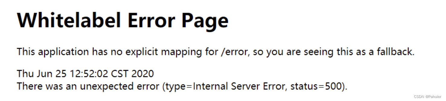 Springboot Step Records There Was An Unexpected Error Type Internal Server Error Status