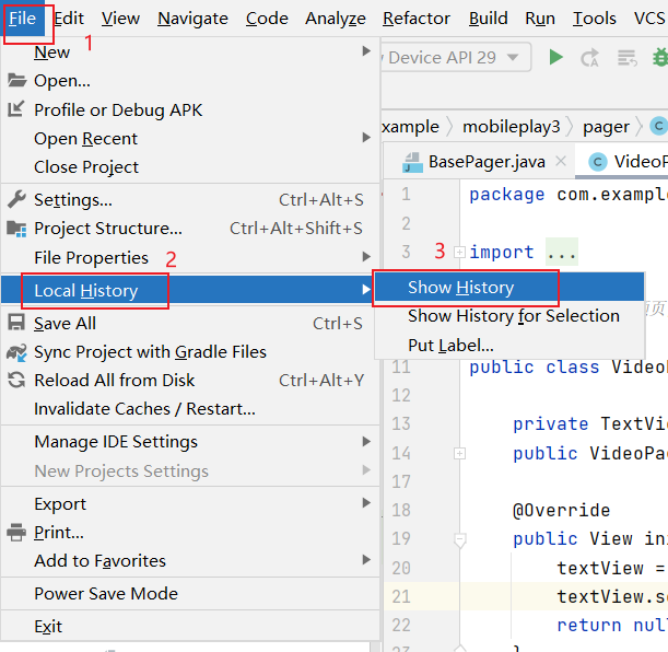 AS找回被删除的文件_as不小心删了class文件-CSDN博客
