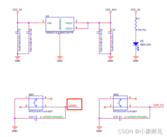 【打卡帖】7日玩转esp32—— 第2日 Gpio输入,按键的长按和短按 Esp32 Boot按键 Csdn博客