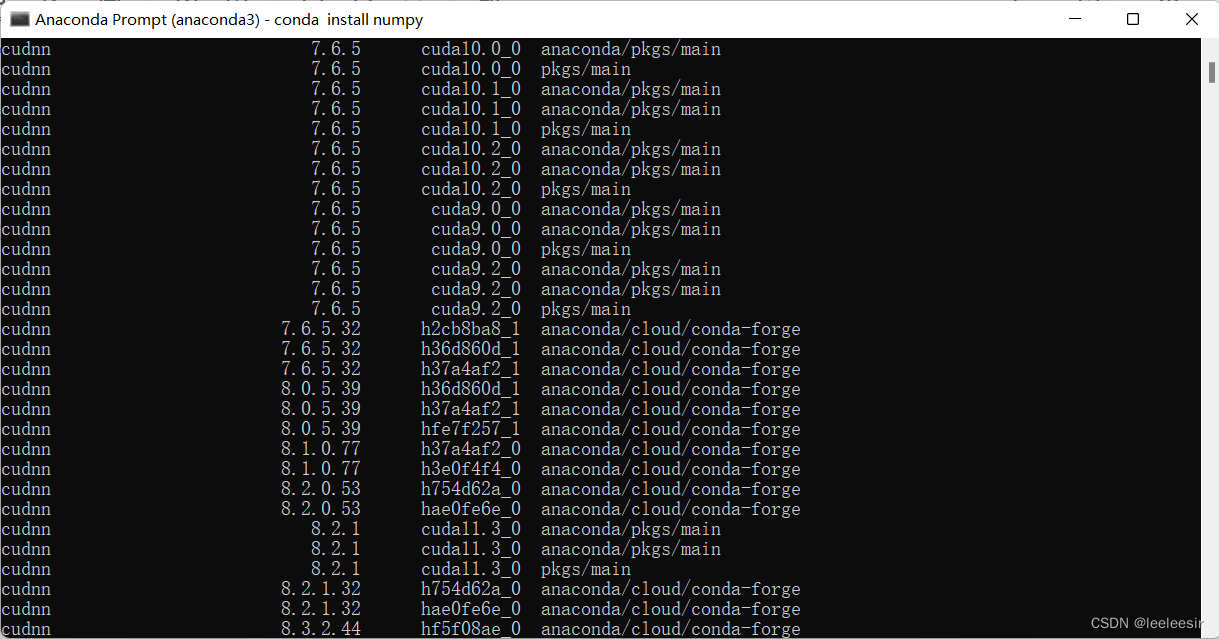 anaconda环境中安装pytorch+cuda+cudnn_cudnn下载清华源-CSDN博客