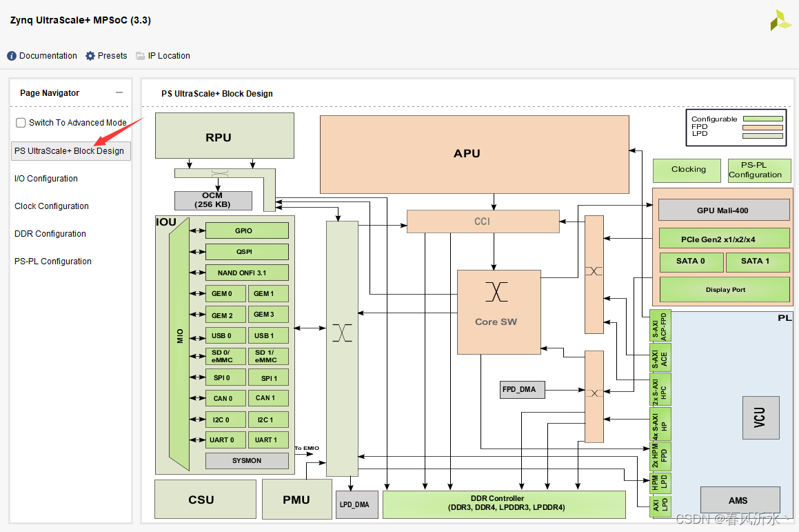 在Vivado中，配置RFSOC的ZYNQ-CSDN博客