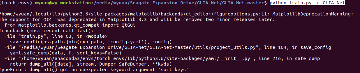 TypeError: dump_all() got an unexpected keyword argument ‘sort_keys_dump() got an unexpected ...