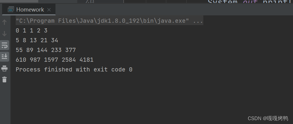 Java实现斐波那契数列java斐波那契数列for循环 Csdn博客