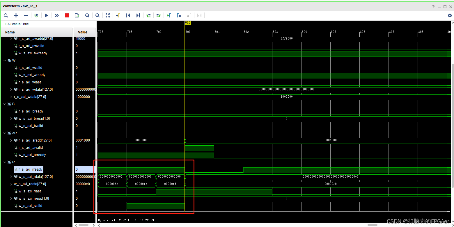 Ddr3 Axi4接口读写回环测试axi4接口之ddr读写扣脑壳的fpgaer的博客 Csdn博客