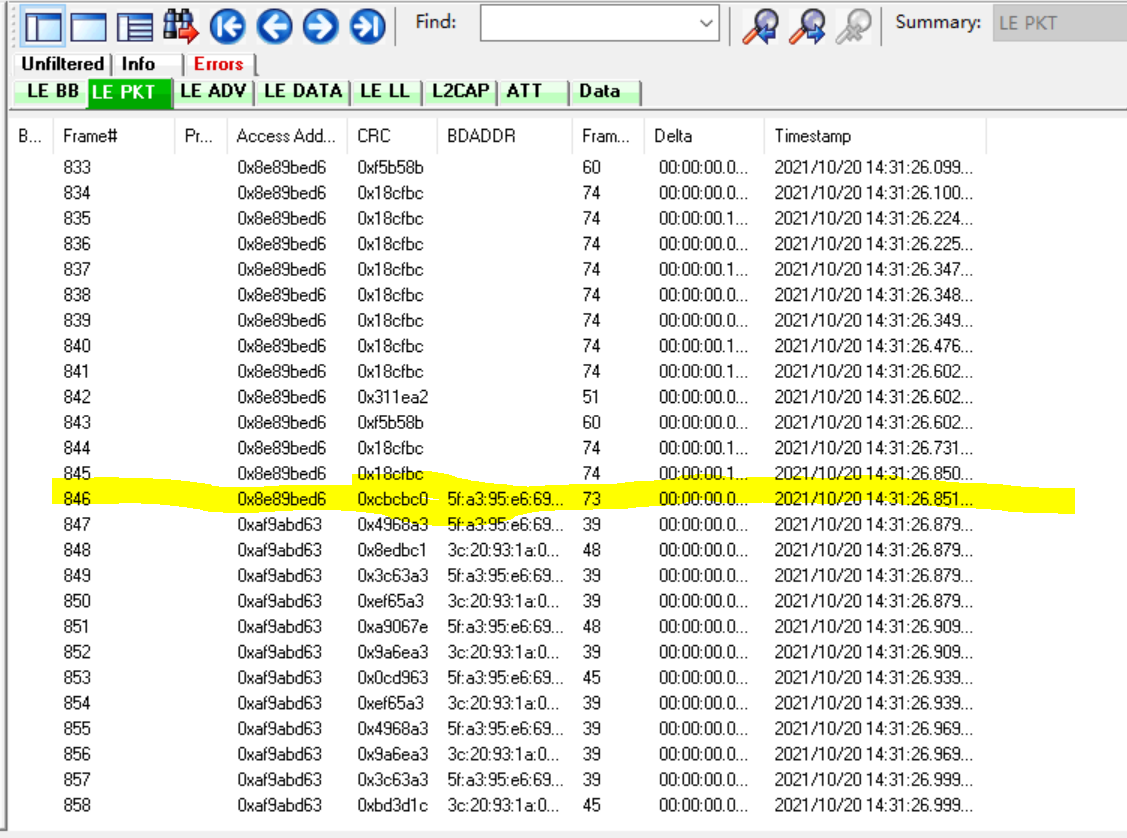 【蓝牙抓包篇】BLE抓包分析GATT连接过程_蓝牙抓包分析-CSDN博客