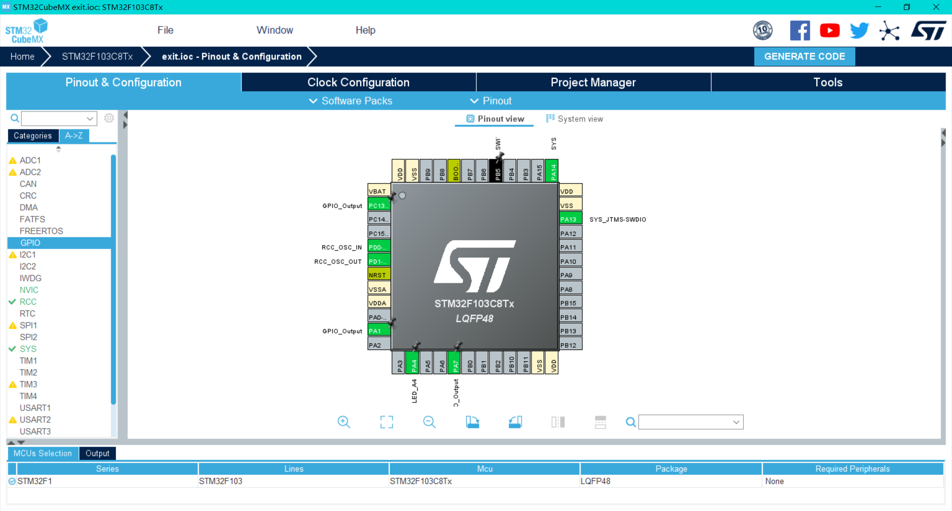 stm32外部中断模式控制灯亮灭_stm32烧录程序后怎么停止运行-CSDN博客