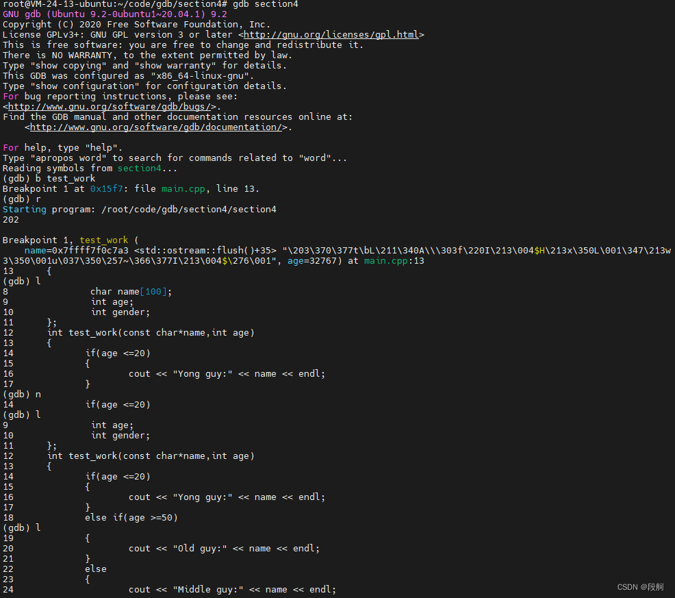 04.gdb调试之查看/修改变量_gdb查看变量的值-CSDN博客