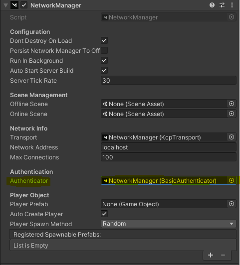 [Unity Mirror] Basic Authenticator(基本身份验证器)_mirror authenticator-CSDN博客