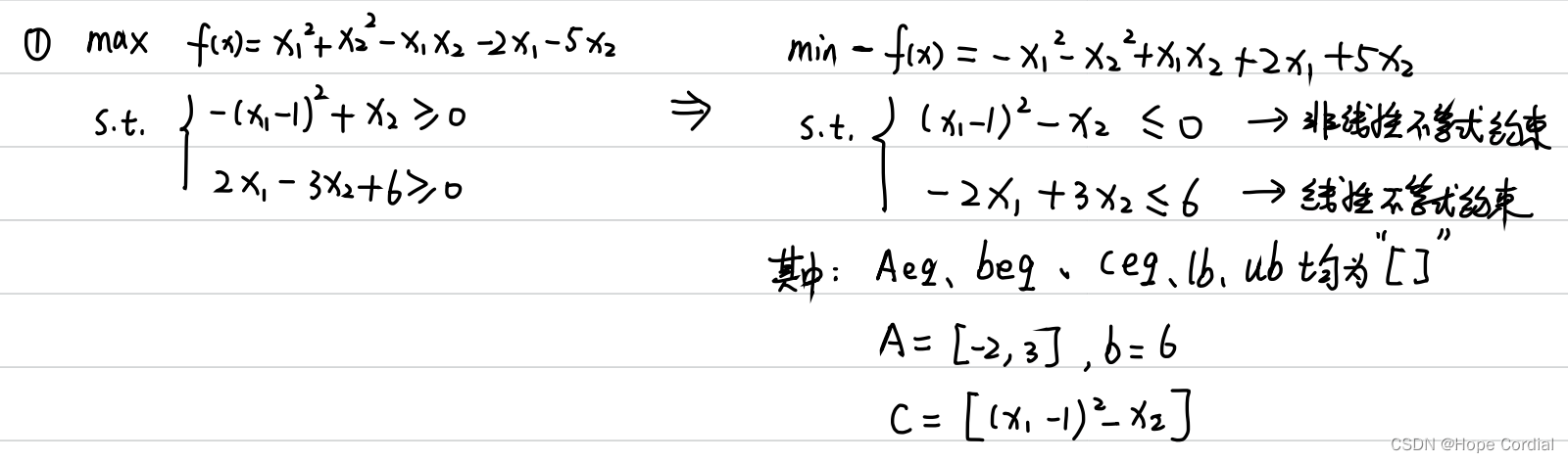 数学建模 —— 规划模型 Csdn博客 