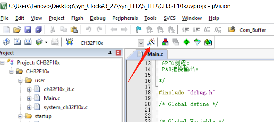 快速搭建CH32F103工程模板_ch32f103 例程-CSDN博客