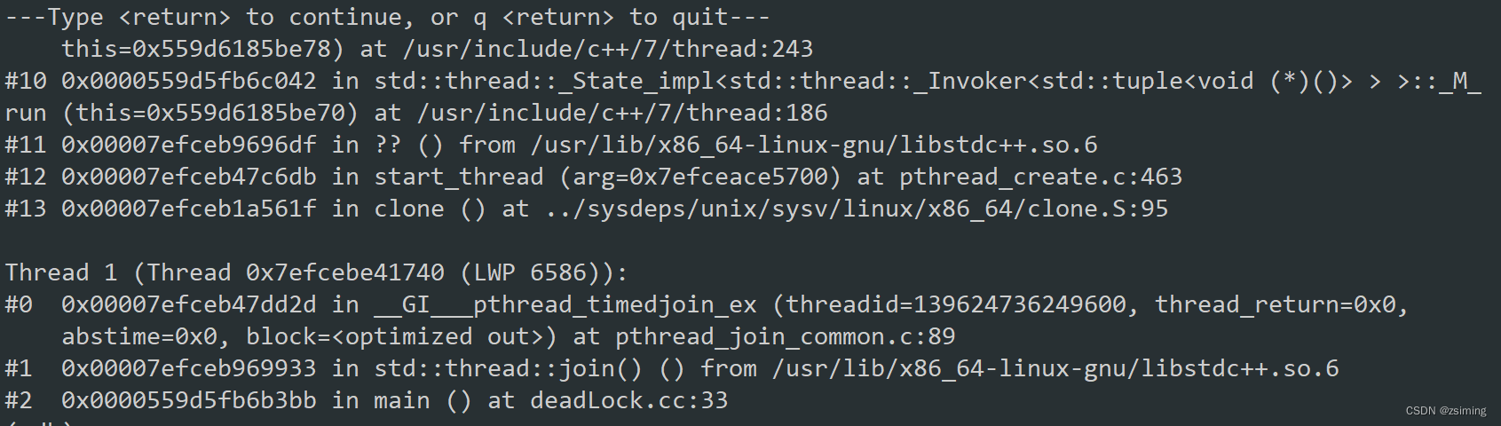 Linux下排除死锁详细教程（基于C++11、GDB）_如何检查c++多线程锁-CSDN博客