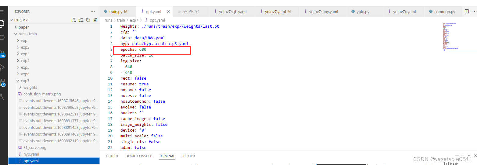 YOLOV7断点续训和训练完成后增加epochs继续训练_yolo 增加训练轮数-CSDN博客