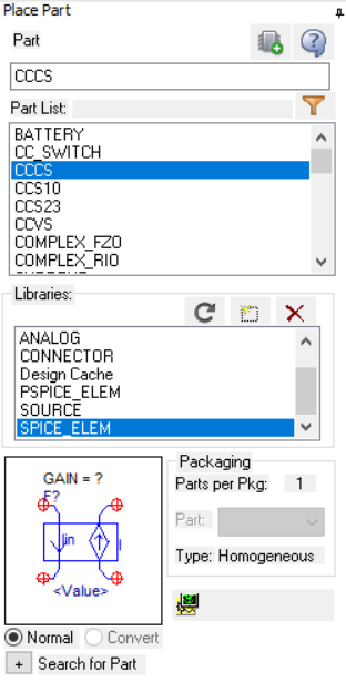 Cadence的PSPICE中CCCS，VCCS，CCVS和VCVS受控源元件库_cadence cccs-CSDN博客