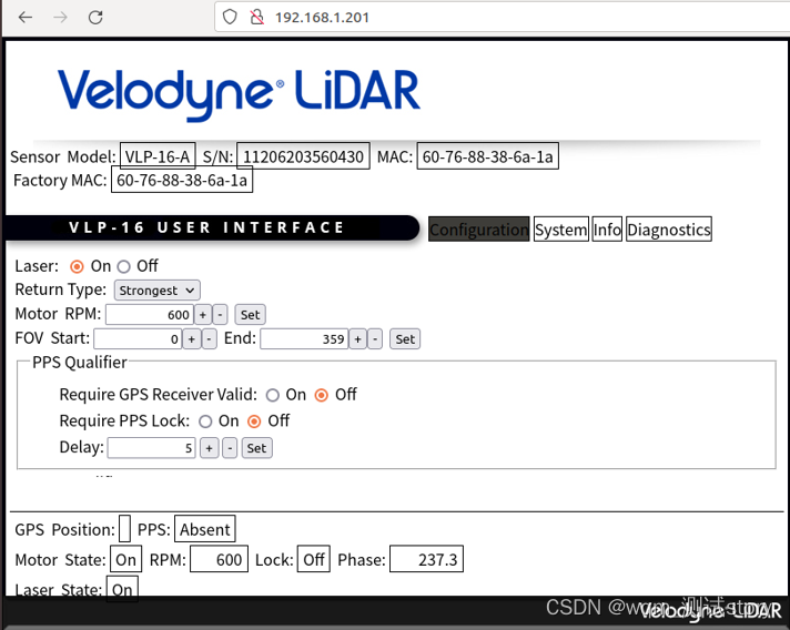 Velodyne VLP16 接入ros系统_velodyne的ros功能包-CSDN博客