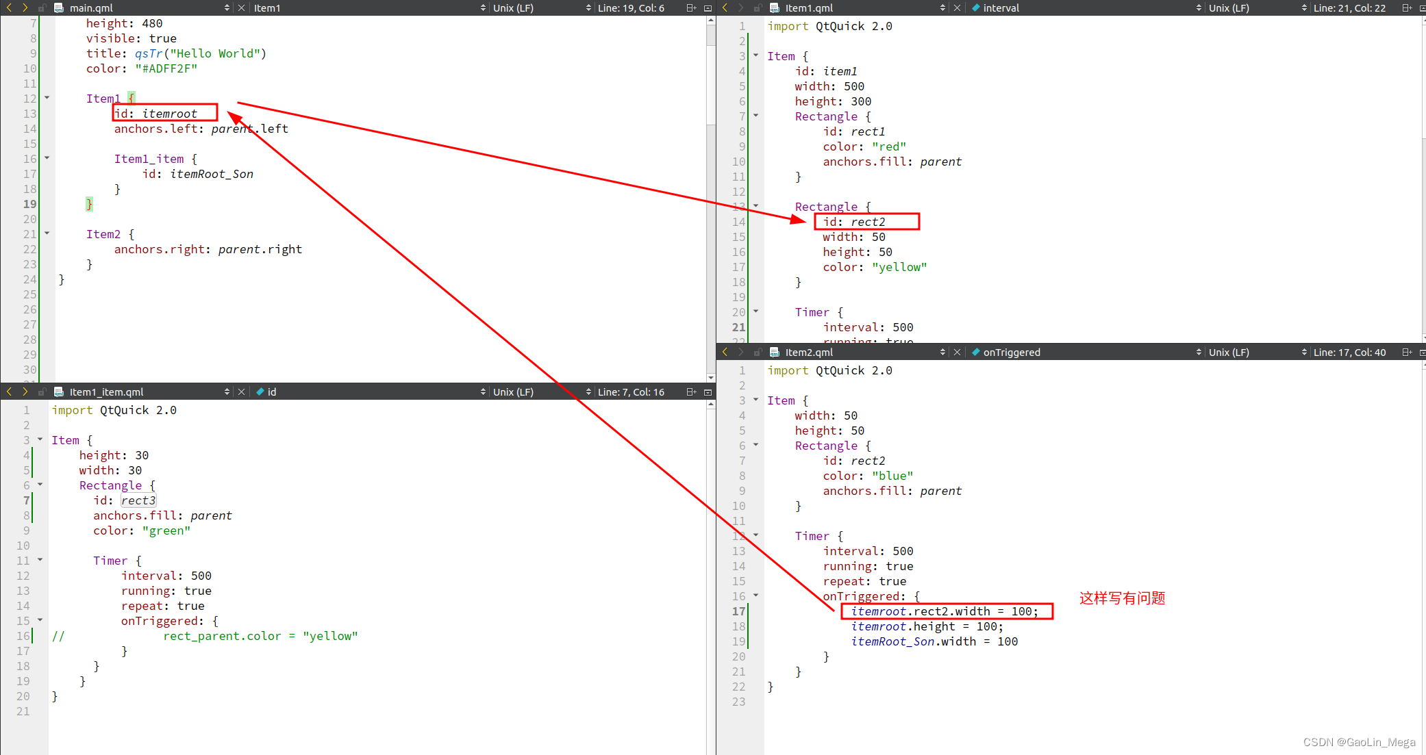 多个QML文件之间,引用对方的id_qml 多个文件-CSDN博客