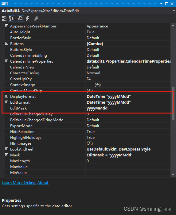 C# winform dateEdit1控件设置日期格式_winfrom date-CSDN博客