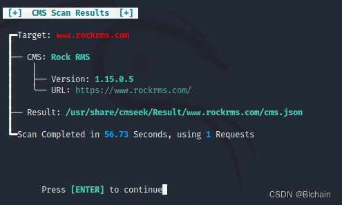 CMSeek使用(Kali中)-CSDN博客