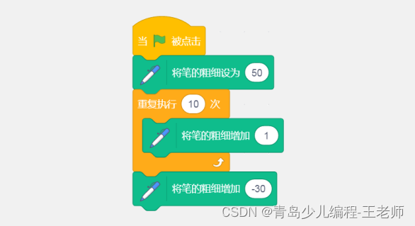 Scratch软件编程等级考试二级——20191221_在设计弹跳小球运动时,我们通过键盘左右键移动反弹版将小球弹出,小球碰到边缘-CSDN博客