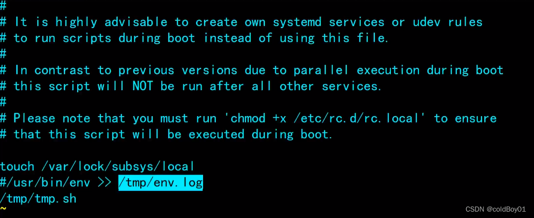 Linux-开机启动程序_rc.local格式 执行程序启动-CSDN博客