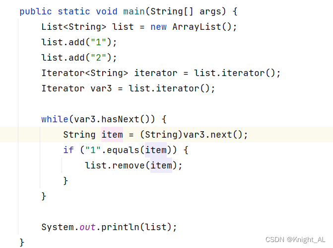 ArrayList的遍历foreach与iterator时remove的区别-CSDN博客