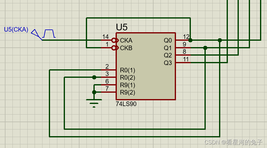 二~十进制计数器仿真原理（基于proteus)_74ls190引脚图及功能真值表-CSDN博客