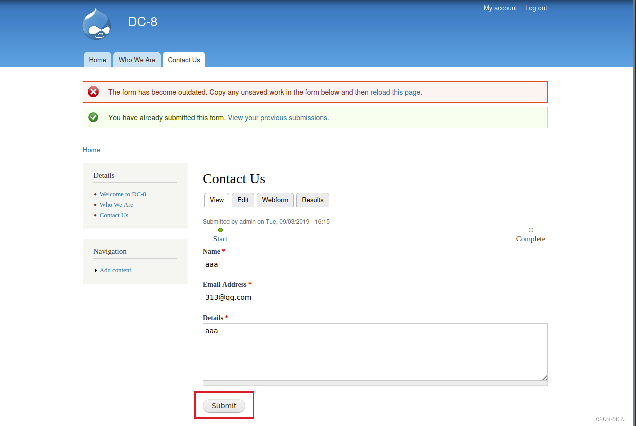 vulnhub-DC8靶机实验_dc8手工sql注入-CSDN博客