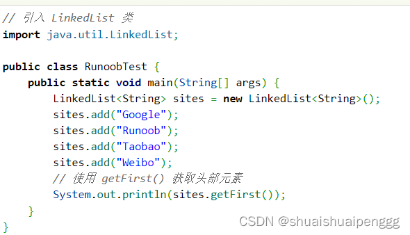 Java LinkedList-CSDN博客