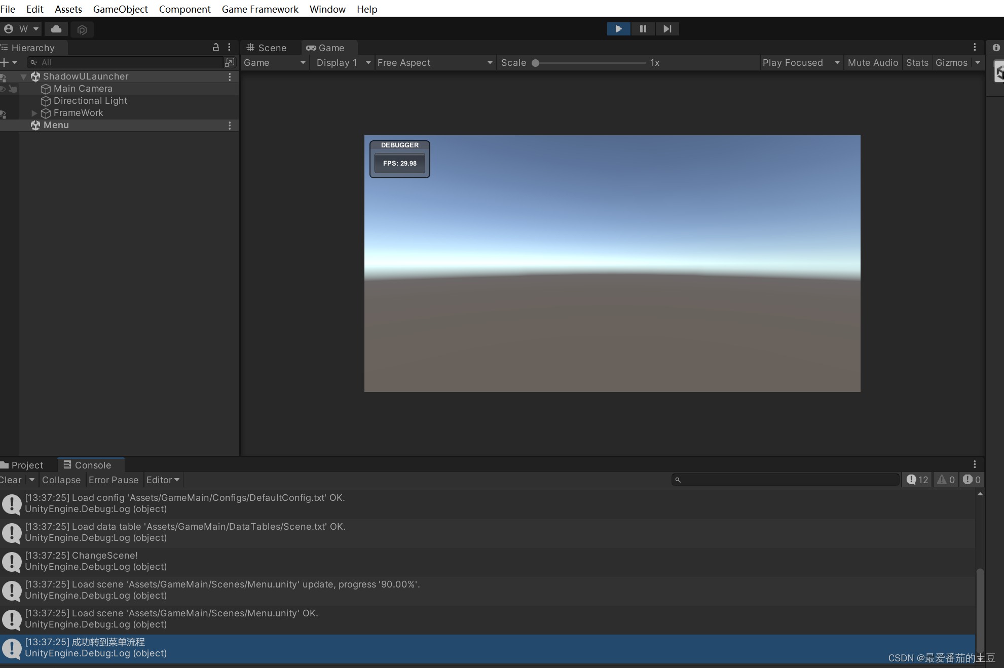 GameFrameWork框架(Unity3D)使用笔记(二）ProcedureChangeScene_procedurelaunch-CSDN博客