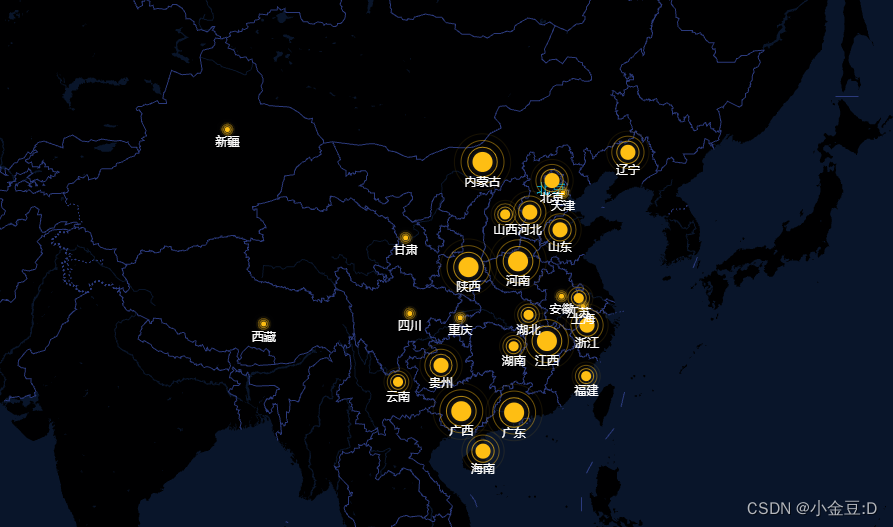 Vue Echarts结合高德地图echarts Extension Amap Csdn博客