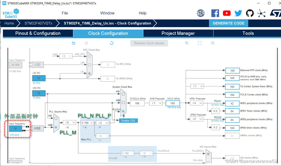 STM32F4基于标准库外部时钟配置方法_stm32f4hal库时钟-CSDN博客