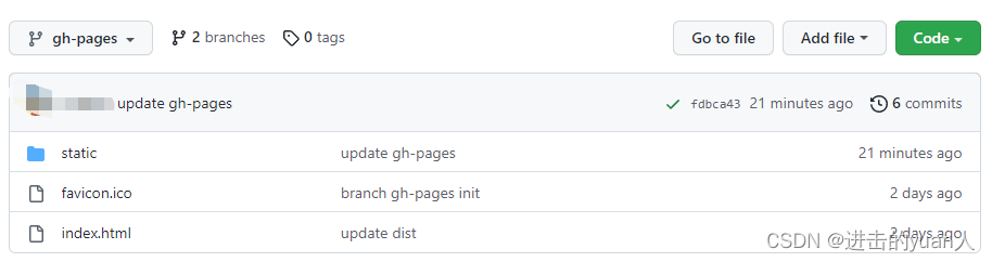 github pages gitee pages 配置教程、更新教程（亲测有效），gitee pages 访问界面为空白，样式和js文件404问题解决（亲测有效）-CSDN博客