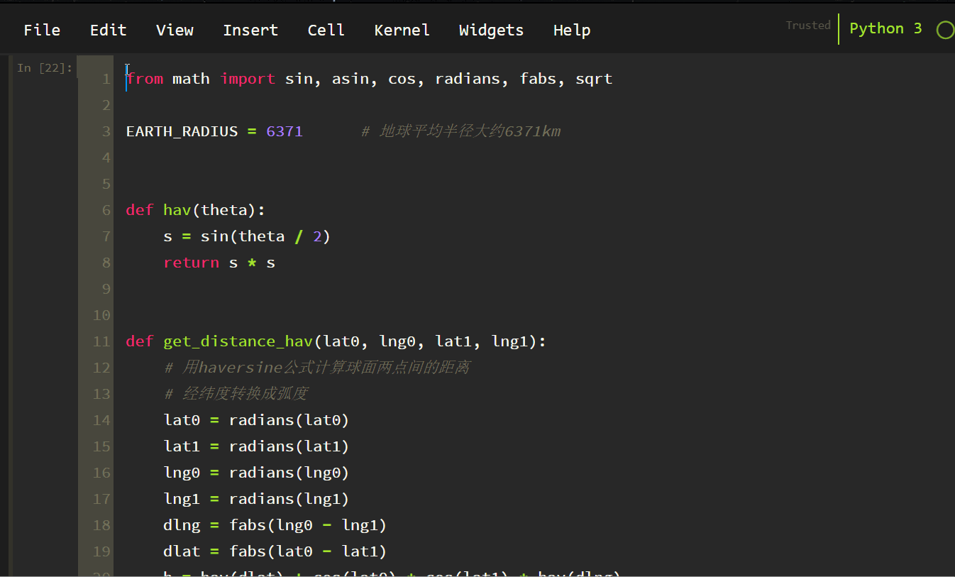 Python 优雅地利用两点经纬度计算地理空间距离-阿里云开发者社区