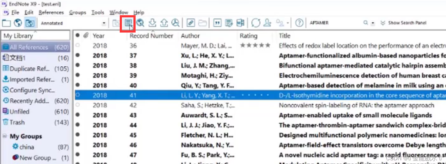 EndNote X9新版教程【学习笔记】——编辑参考文献的方法_endnote x9怎么编辑书籍参考文献-CSDN博客